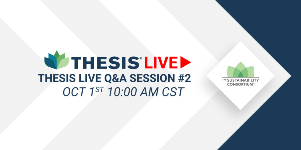 THESIS Live Q&A Session #2 | The Sustainability Consortium