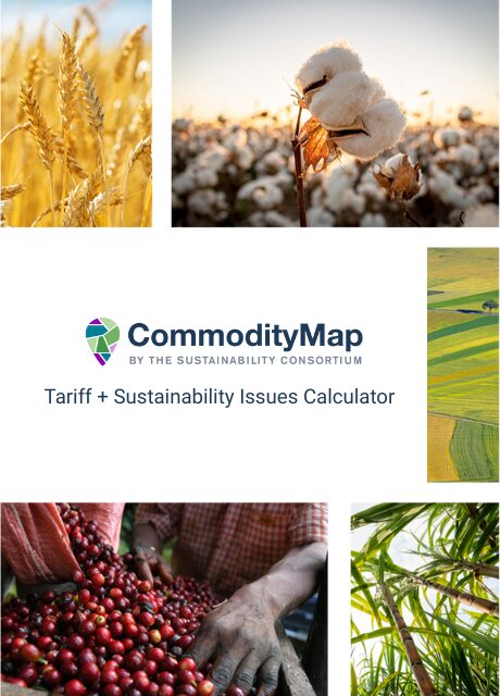 Commodity Map Tariff Calculator - The Sustainability Consortium